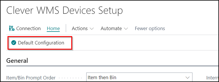 Clever Dynamics - Default Configuration